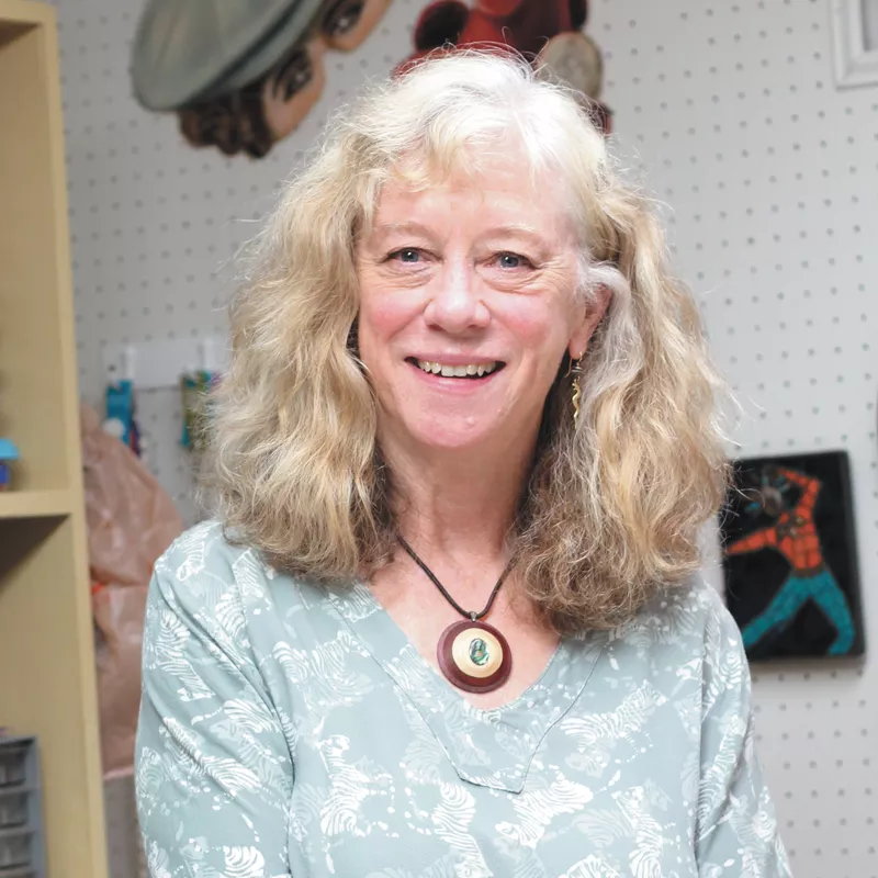 Kerry Whitsitt's whimsical, colorful mosaics combine her interest in ...